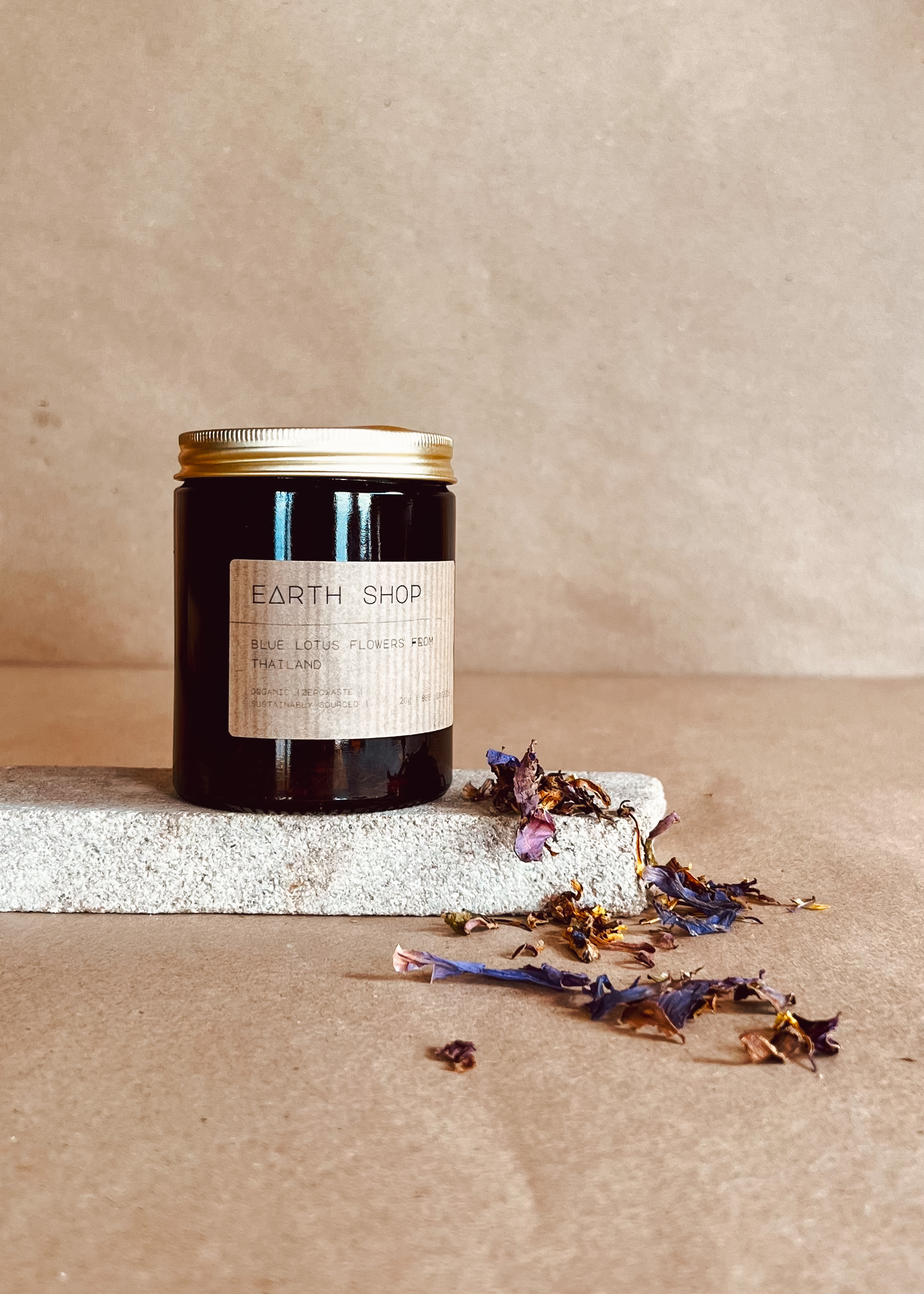 BLUE LOTUS FLOWER JARS ⋆ Ahimsa Plant Healing